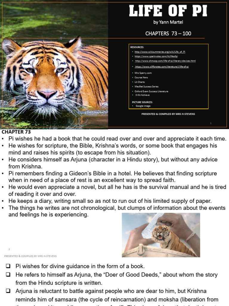 7 Life of Pi Chapters 73-100 | PDF | Prayer | Faith