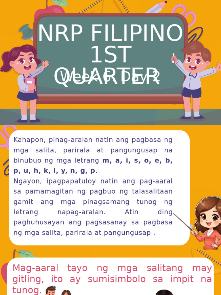 NRP - Filipinpo 2nd Day (Tuesday) | PDF