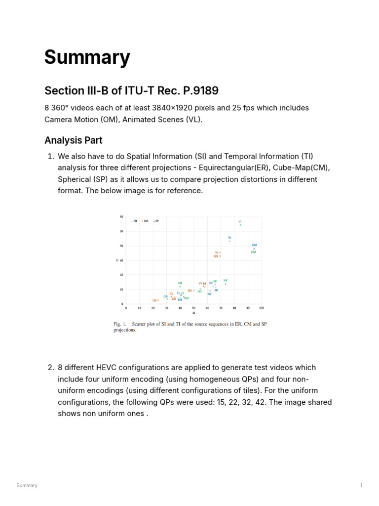 Summary of Research Papers | PDF | Video | Data Compression