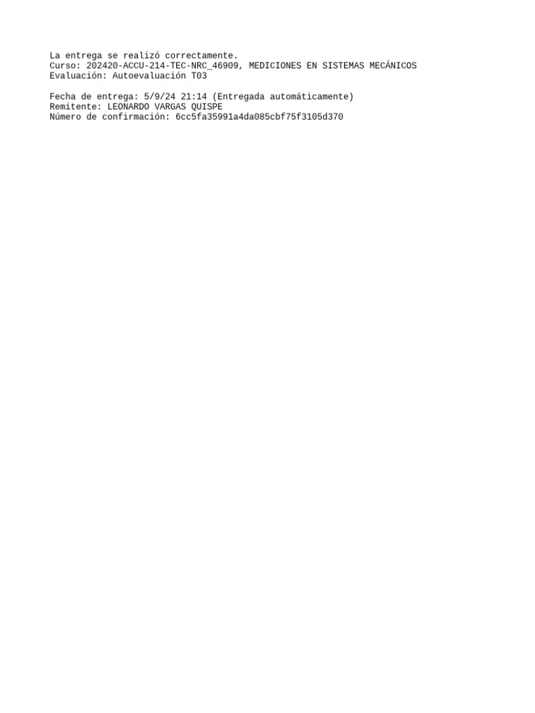 Receipt 202420 ACCU 214 TEC NRC 46909 Autoevaluación T03 | PDF | Tecnología