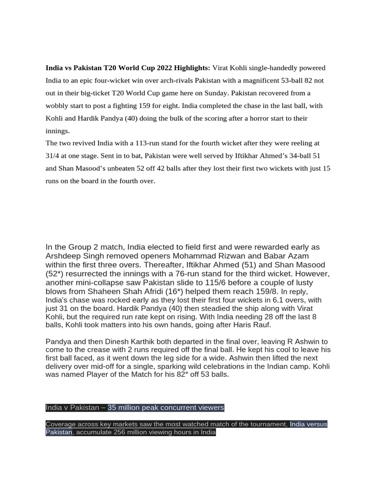 draft 3 | PDF | Athletic Sports | International Cricket Competitions