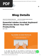 Adobe Acrobat Keyboard Shortcut | PDF | Window (Computing) | Computer Keyboard