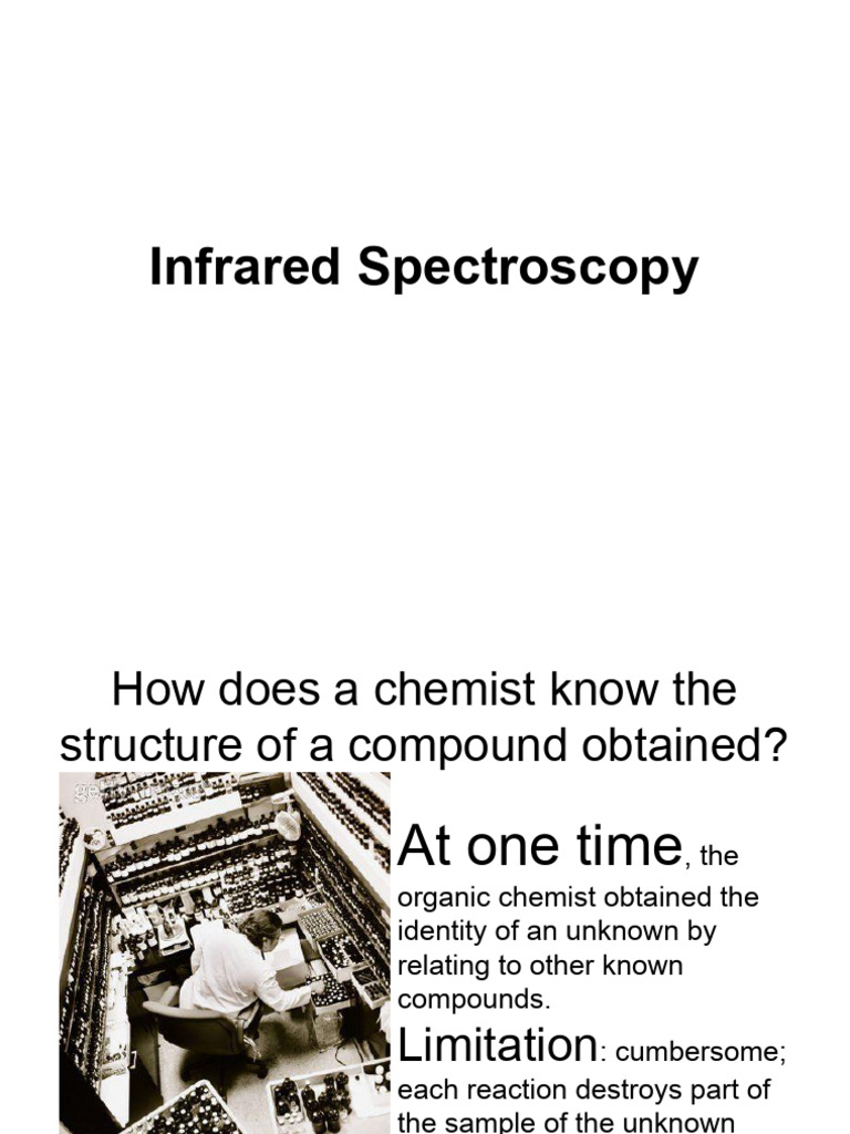 Infrared Spectroscopy 2024-1 | PDF | Spectroscopy | Electromagnetic ...