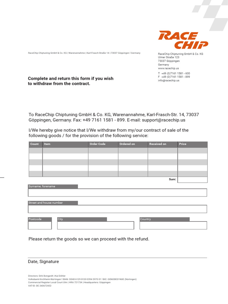 Withdrawal Form Pdf