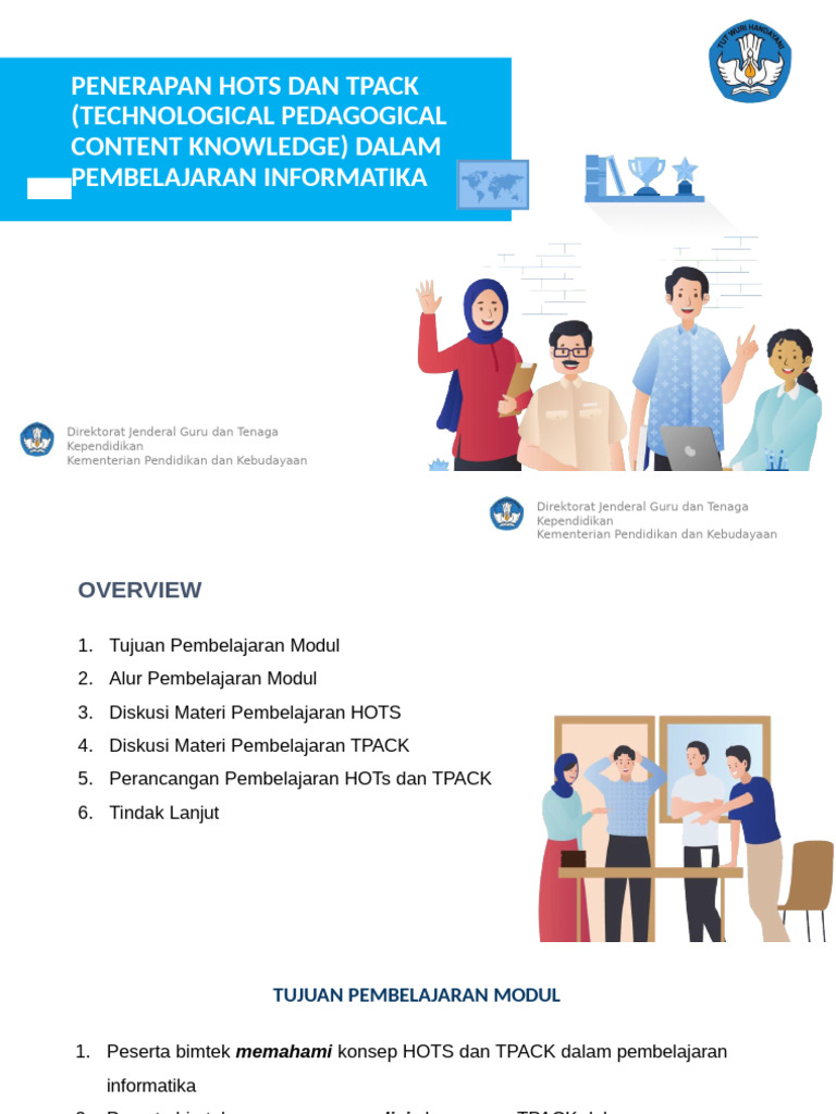 Paparan Modul 4 - PENERAPAN HOTS DAN TPACK | PDF