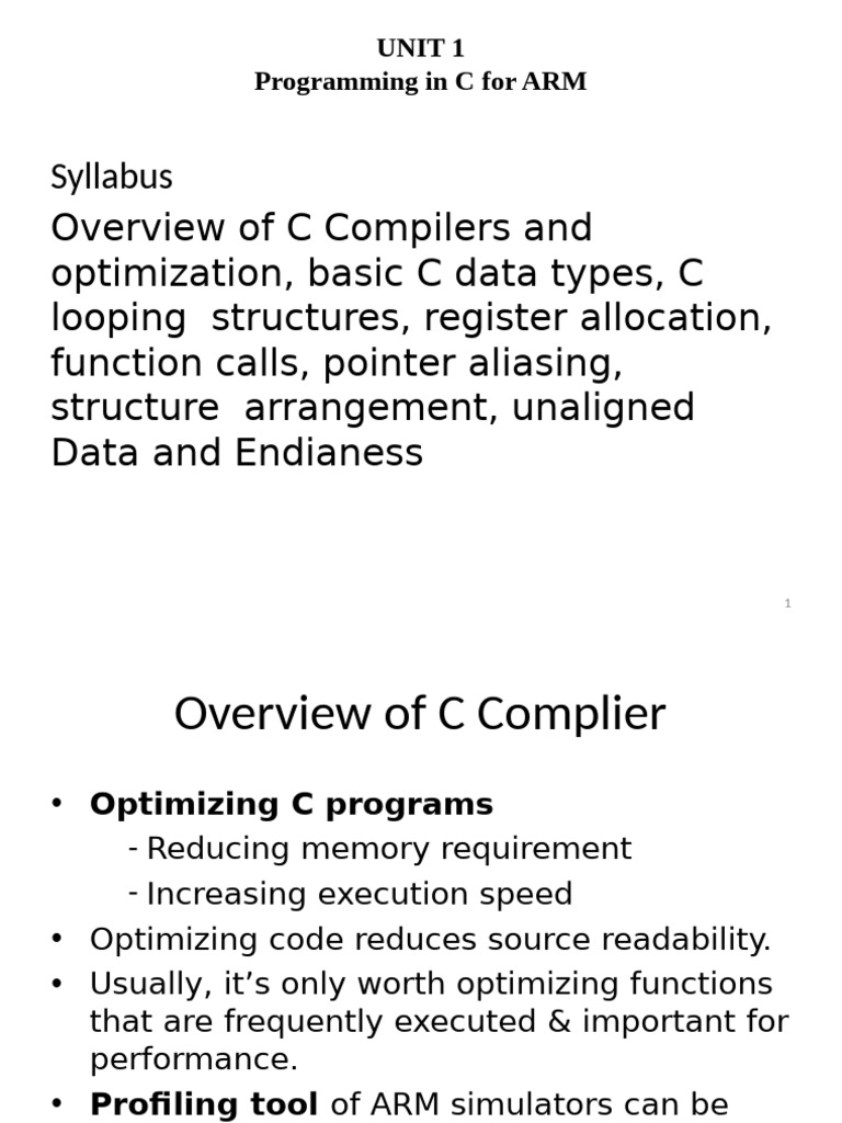 CH1_ARM_PPT new new | PDF | Pointer (Computer Programming) | Software Engineering
