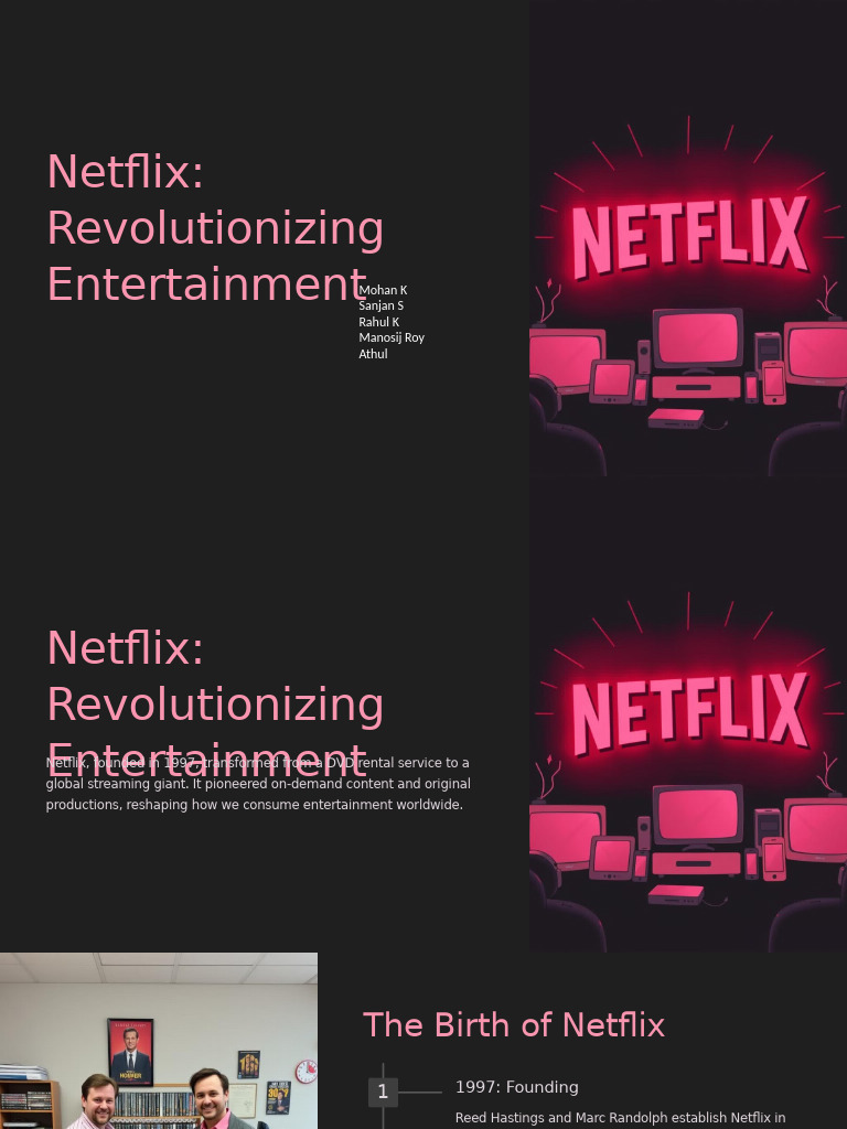 Netflix Revolutionizing Entertainment | PDF | Netflix | Streaming Media