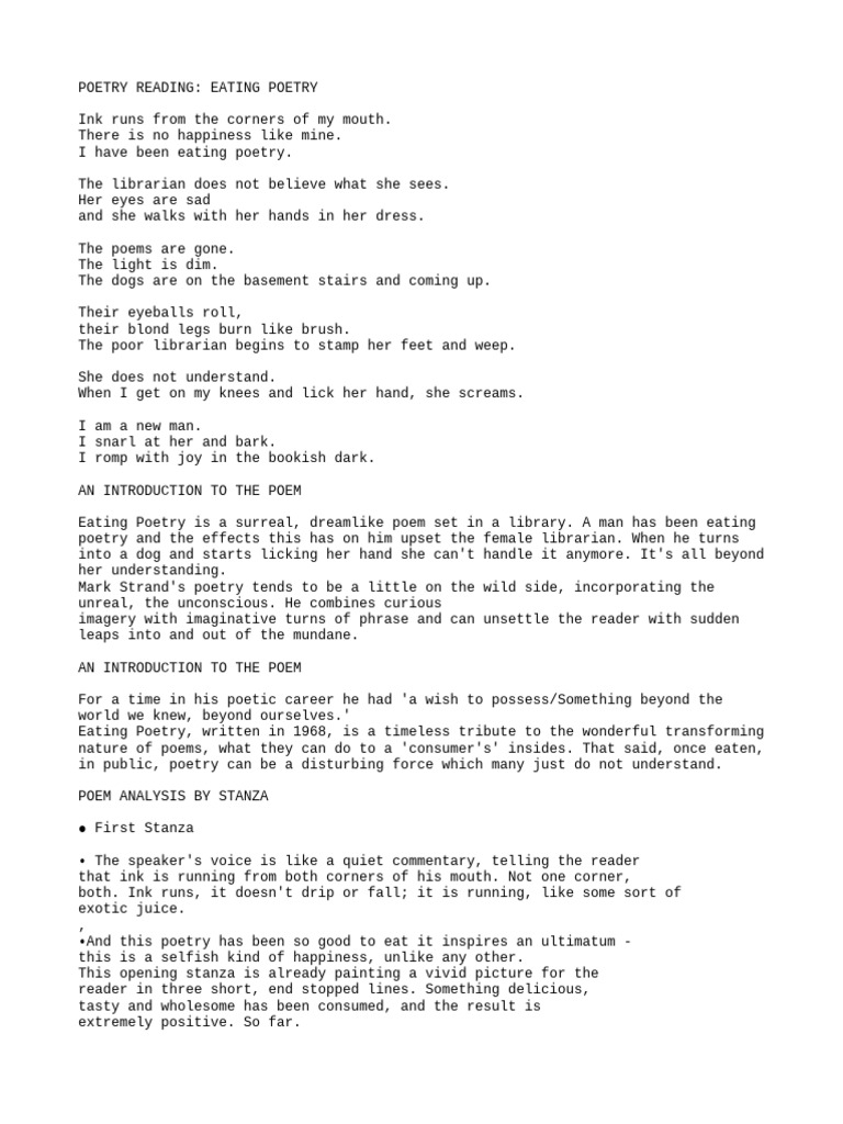 English Document File | PDF | Poetry | Poetics