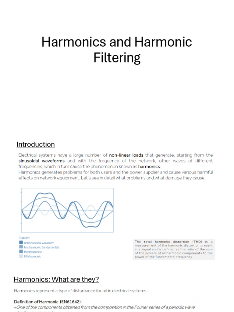 Harmonics and Filters | PDF | Electronic Filter | Ac Power