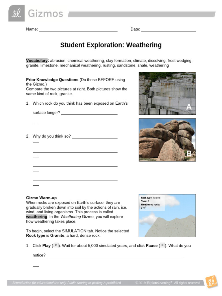 Weathering: Types and Processes | PDF | Weathering | Precipitation