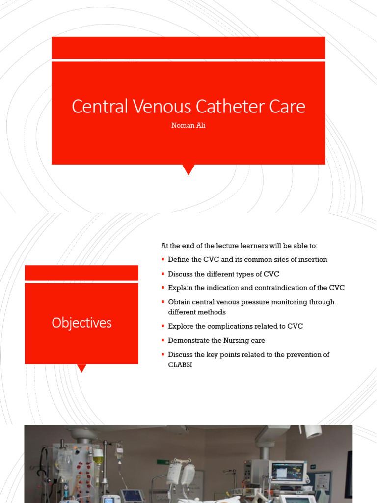 Central VenousCatheterr Care | PDF | Medical Specialties | Clinical ...