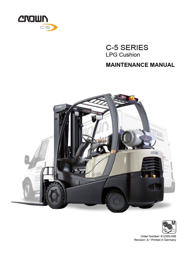SM-Crown C-5 Series LPG Cushion Forklift Service Repair Manual | PDF ...