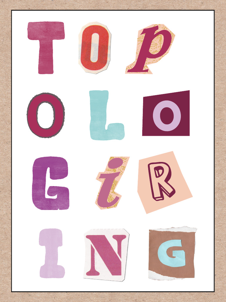 Clean Brown Paper Texture Background Page Border | PDF