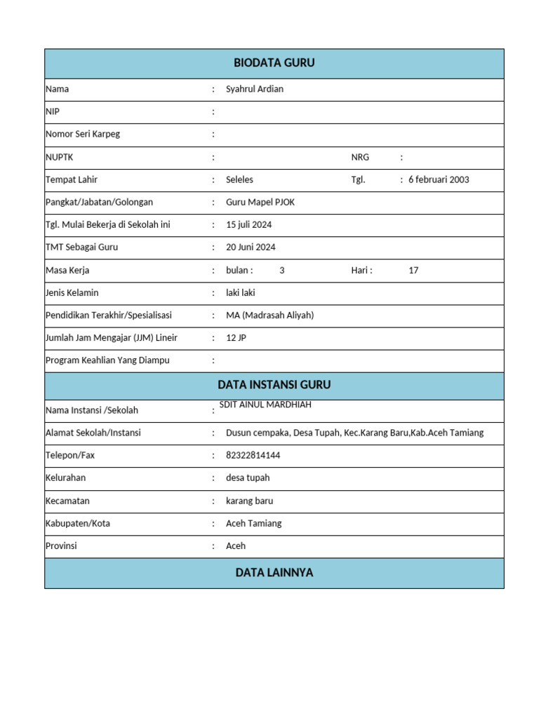 Format PKG PJOK | PDF