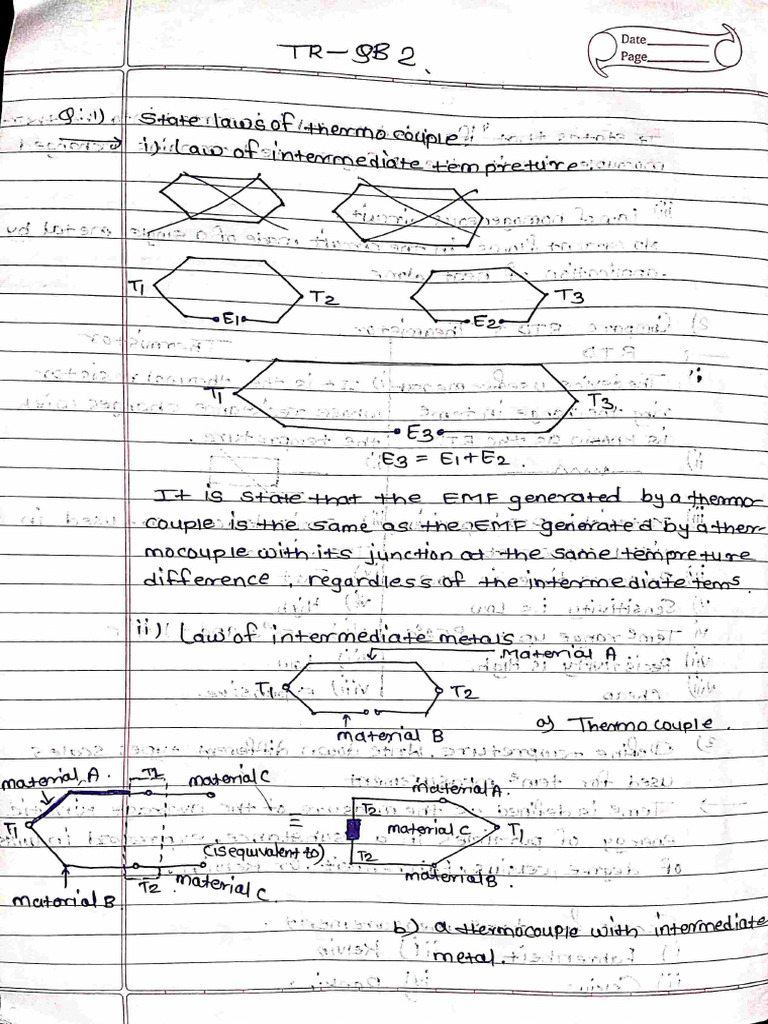 TR Question Bank Answers - Merged | PDF