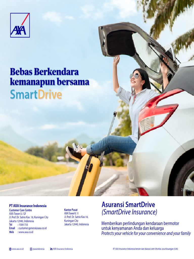 Brosur Asuransi SmartDrive AXA Insurance Indonesia | PDF