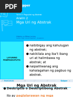 PPT - FPL 11 - 12 Q1 0303 - Mga Hakbang Sa Pagsulat NG Abstrak | PDF