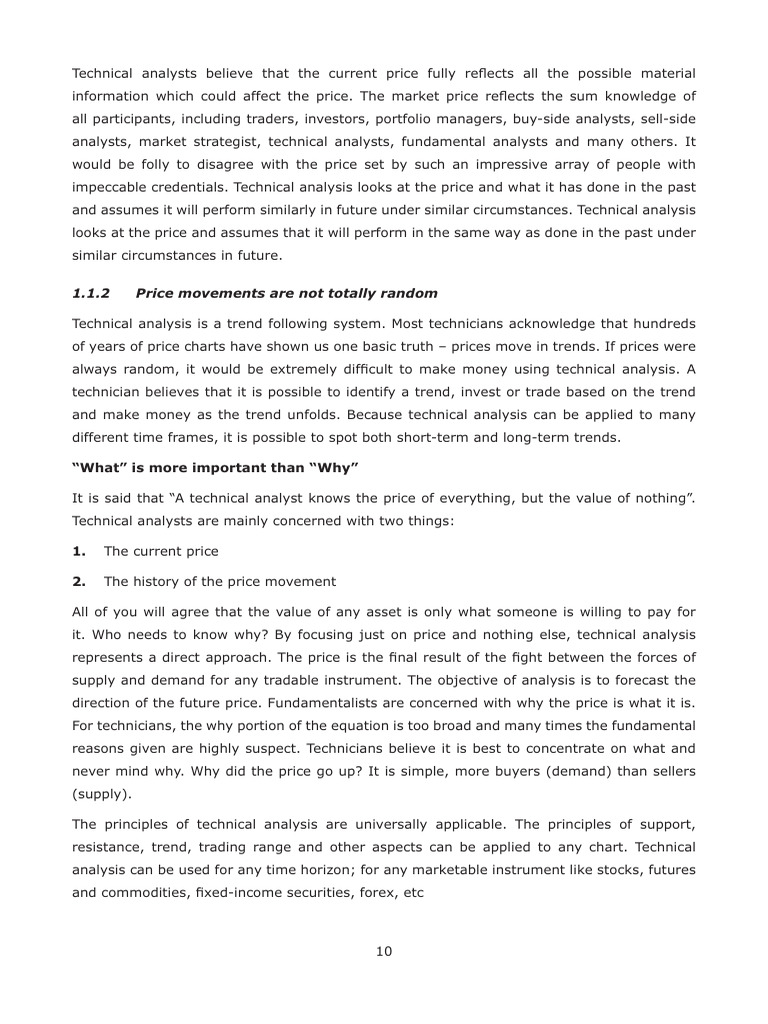 ta 10-11 | PDF | Technical Analysis | Stocks