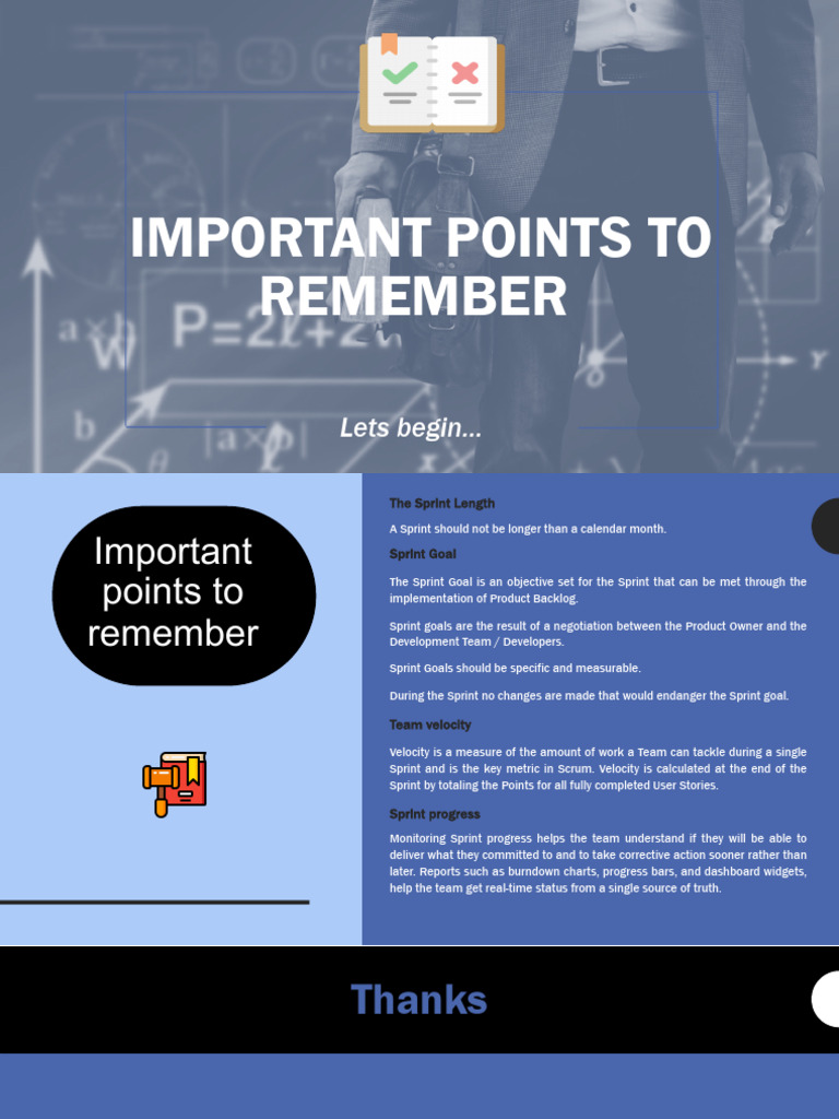 Important+Points+To+Remember SCrum | PDF
