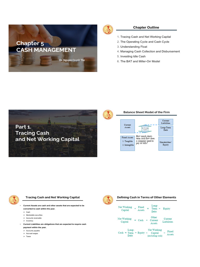 CF2 - Chapter 5 Cash Management | PDF | Accounts Payable | Equity (Finance)