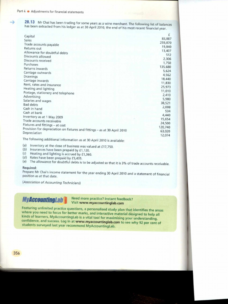 Financial Statement Adjustments Guide | PDF | Bookkeeping | Money