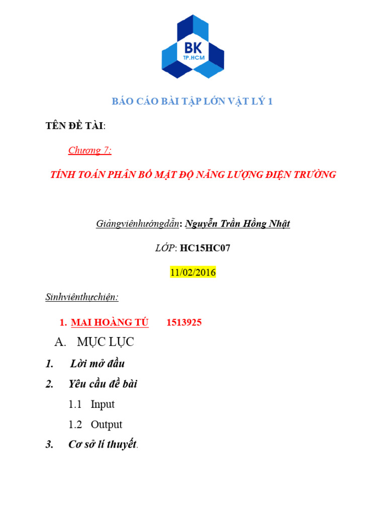 CDTC ĐIỆN TRƯỜNG | PDF