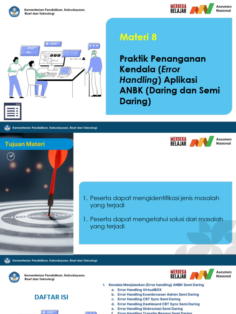 Penanganan Kendala ANBK Semi Daring | PDF