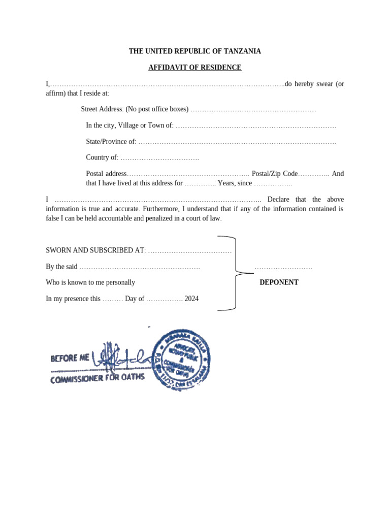 AFFIDAVIT | PDF