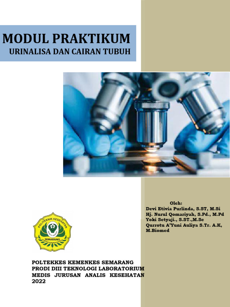 Modul Praktikum Urinalisa 2022 | PDF