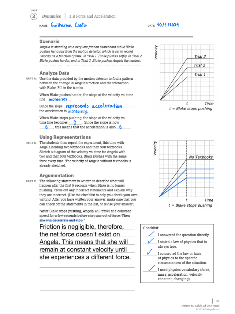 2B Force and Acceleration | PDF | Mechanics | Quantity