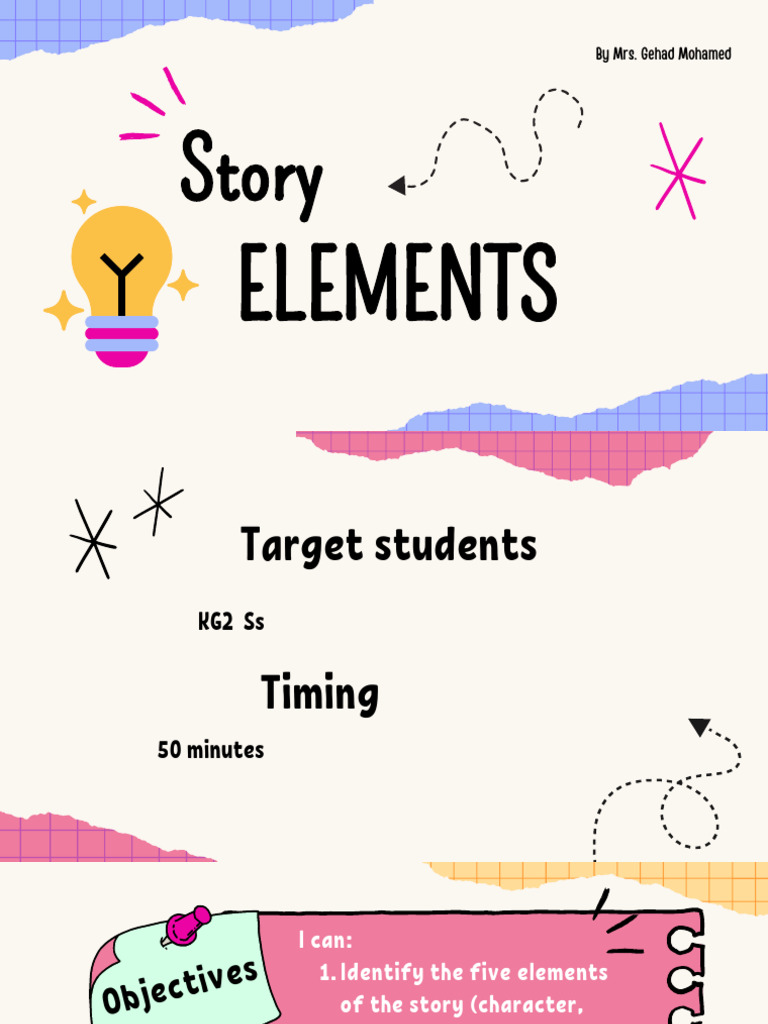 Story Elements Plan | PDF