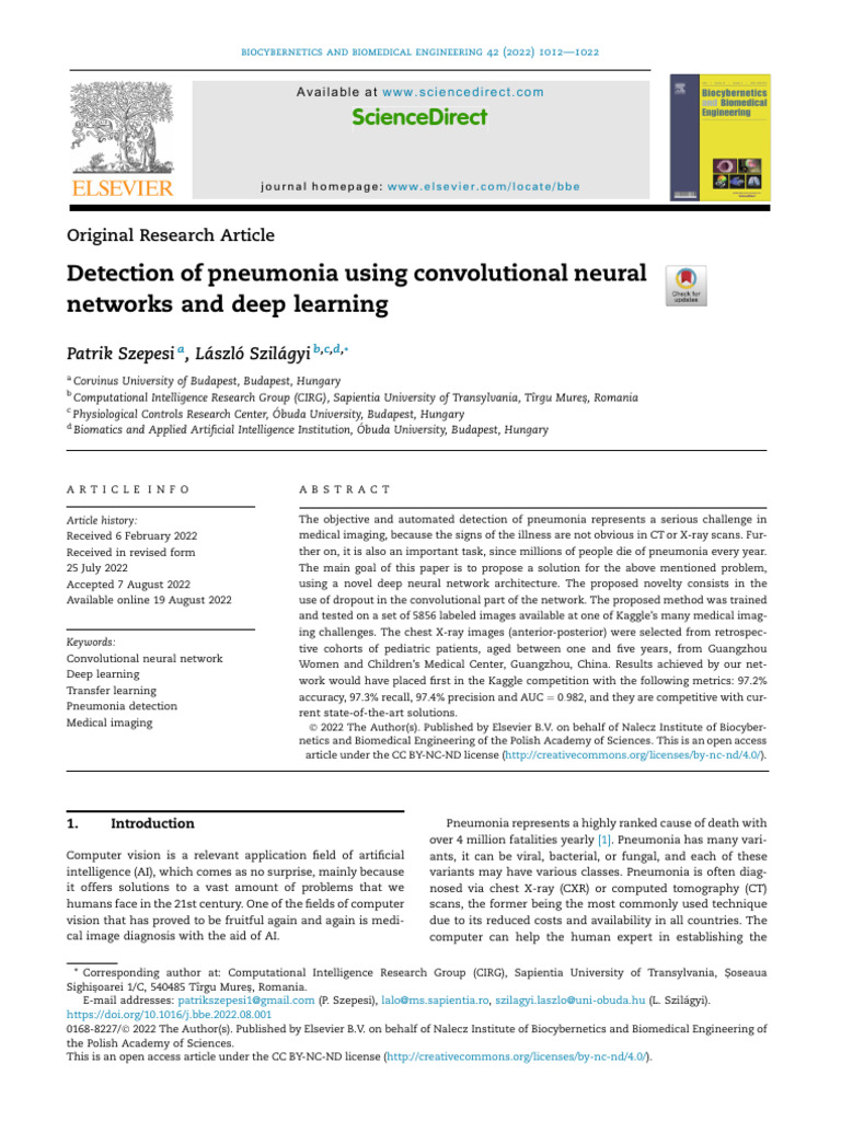1 s2.0 S0208521622000742 Main | PDF | Receiver Operating Characteristic | Applied Mathematics
