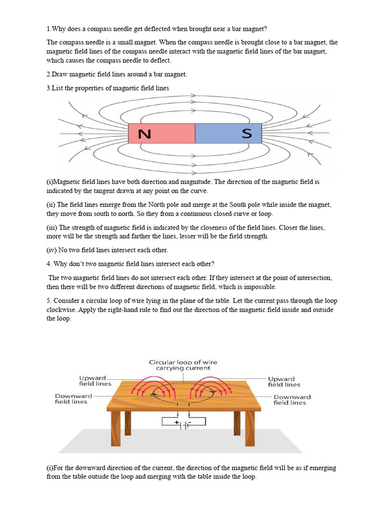 Magnetic Effect Intext | PDF | Magnetic Field | Force