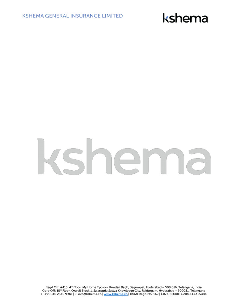 Kshema Prakriti Annexure 1 Coverage | PDF