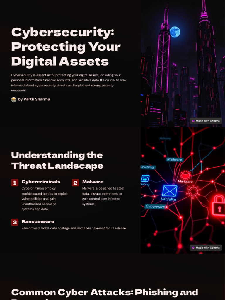 Cybersecurity: Protect Your Digital Assets | PDF | Security | Computer ...