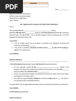 VPF Declaration Form | PDF