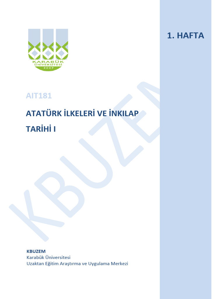 Tarih 1. Hafta Slayt - Merged | PDF