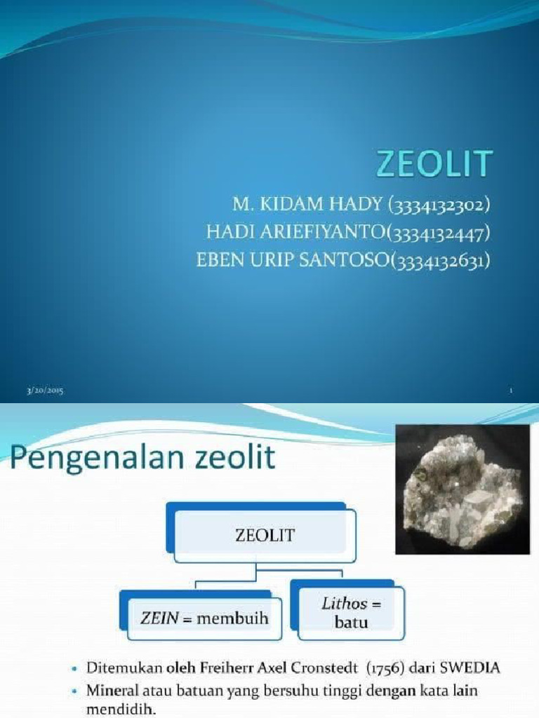 Zeolit | PDF