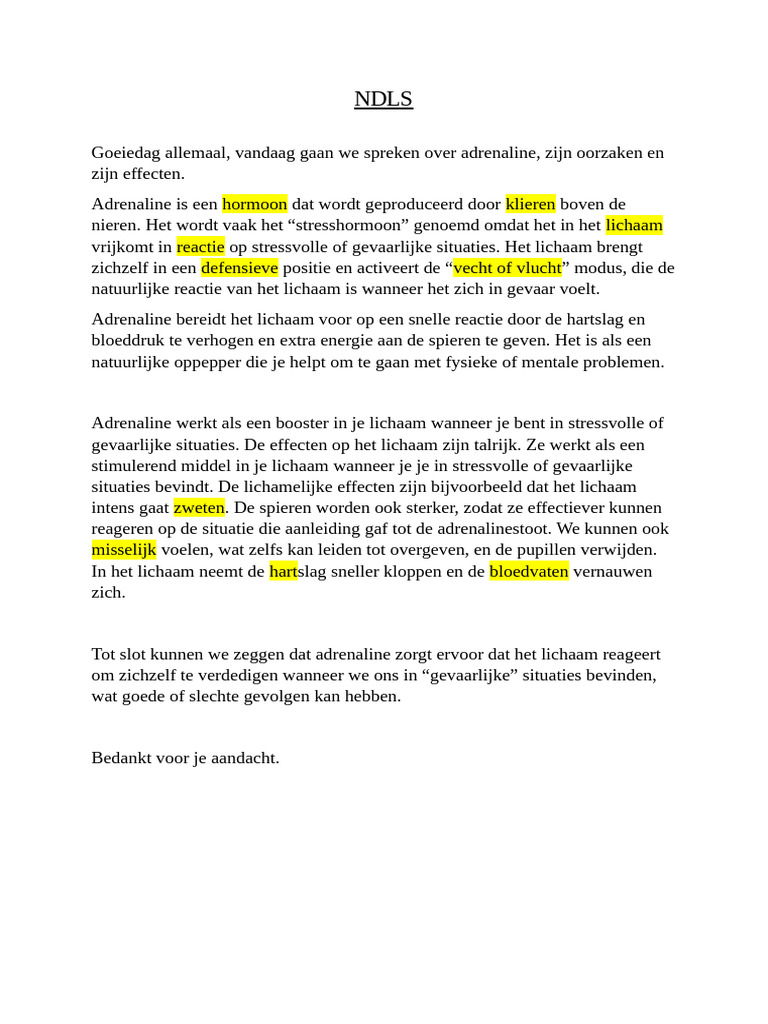 NDLS Adrelanie | PDF