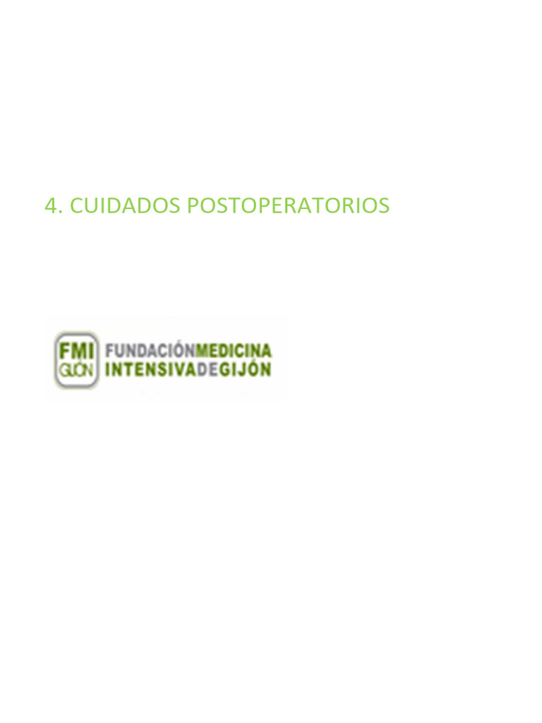 Guía de Cuidados Postoperatorios | PDF | Resistencia a la insulina | Insulina