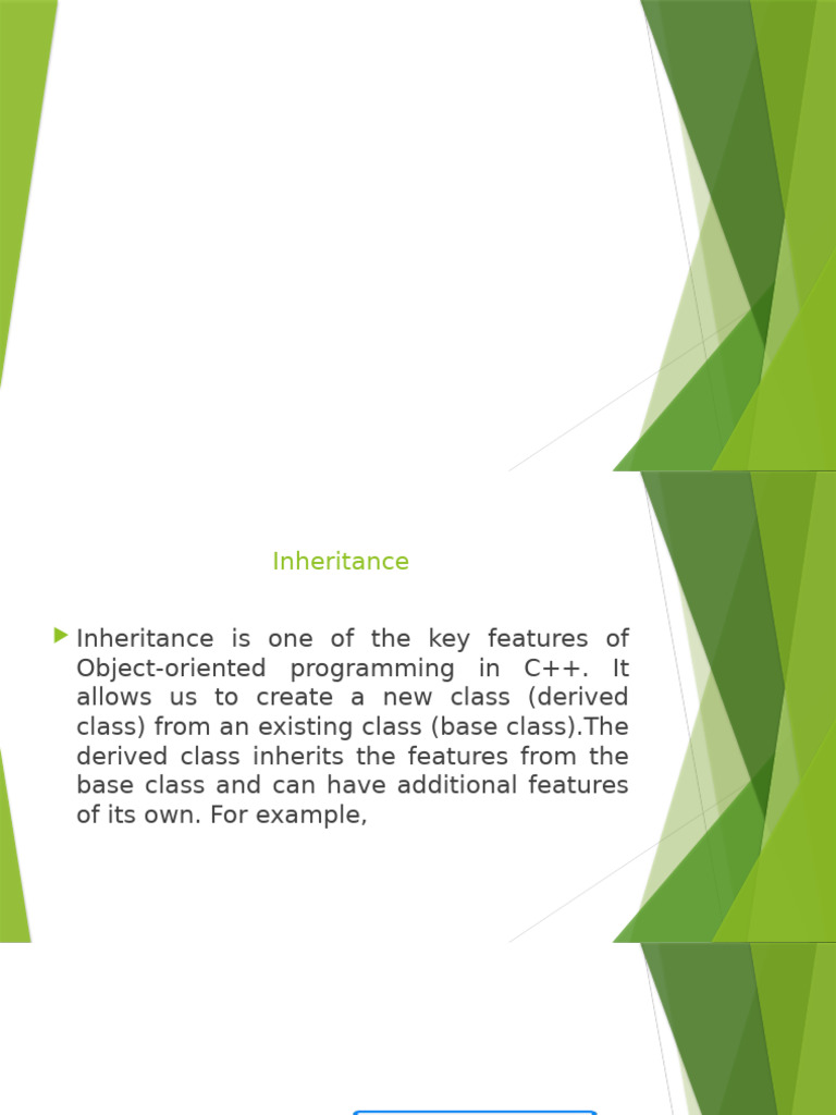 Inhrtitance Pdf Inheritance Object Oriented Programming Class 0586