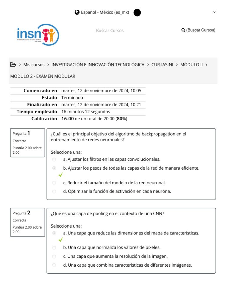 Modulo 2 - Examen Modular | PDF | Inteligencia artificial | Inteligencia (IA) y semántica