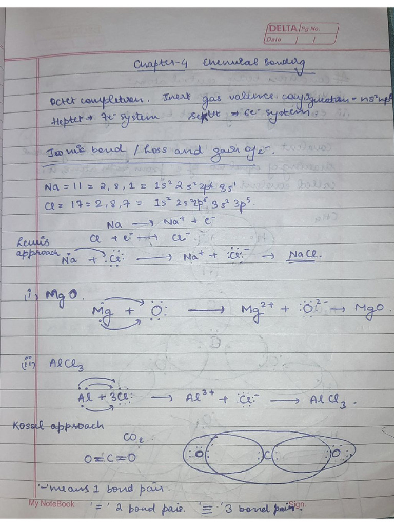 Chapter4 Chemical Bonding | PDF
