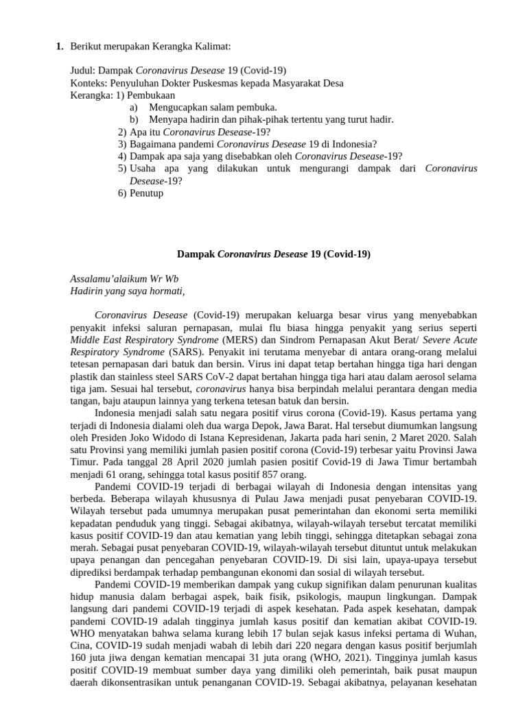 JAWABAN TUGAS 2 Bhs INDO S1 P2 | PDF