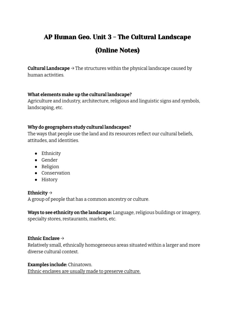 Fulton Horecky - 34 Cultural Landscape Notes - 14193774.4 Cultural ...