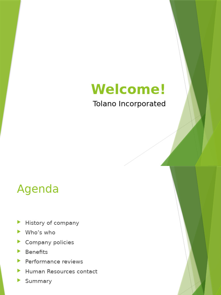 Tolano New Employee Orientation-Student | PDF | Economies | Business