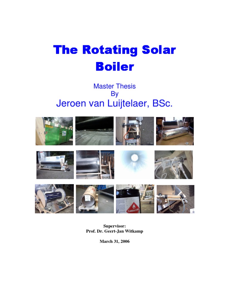 The Rotating Solar Boiler | PDF