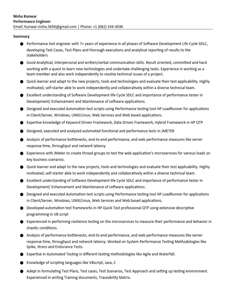 Nisha Kunwar Resume | PDF | Databases | Scripting Language Nisha Kunwar Resume | PDF | Databases | Scripting Language
