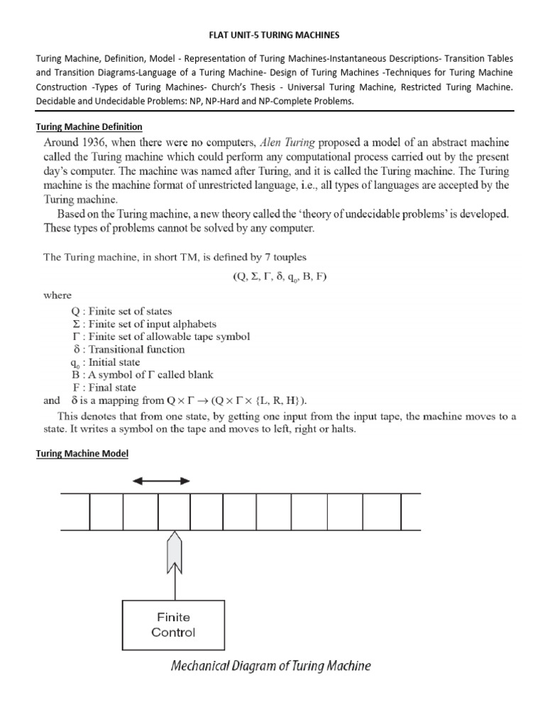 Flat Unit-5 | PDF | Computers