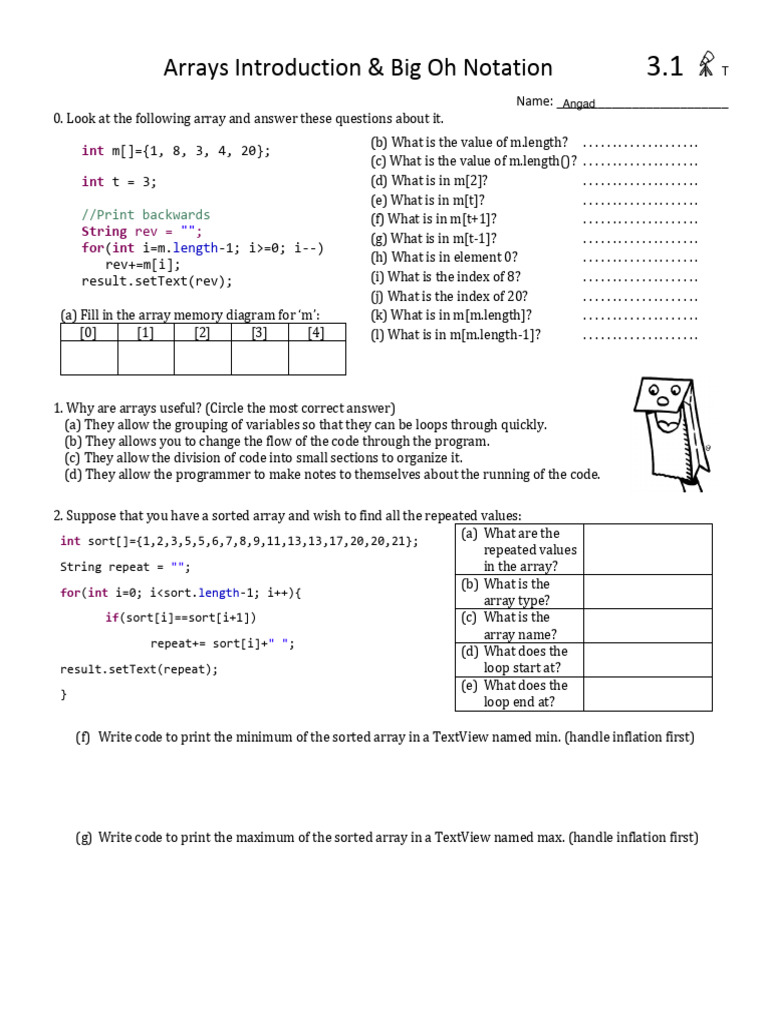 ICS4U0_Unit4_Package | PDF | Theoretical Computer Science | Computer Science